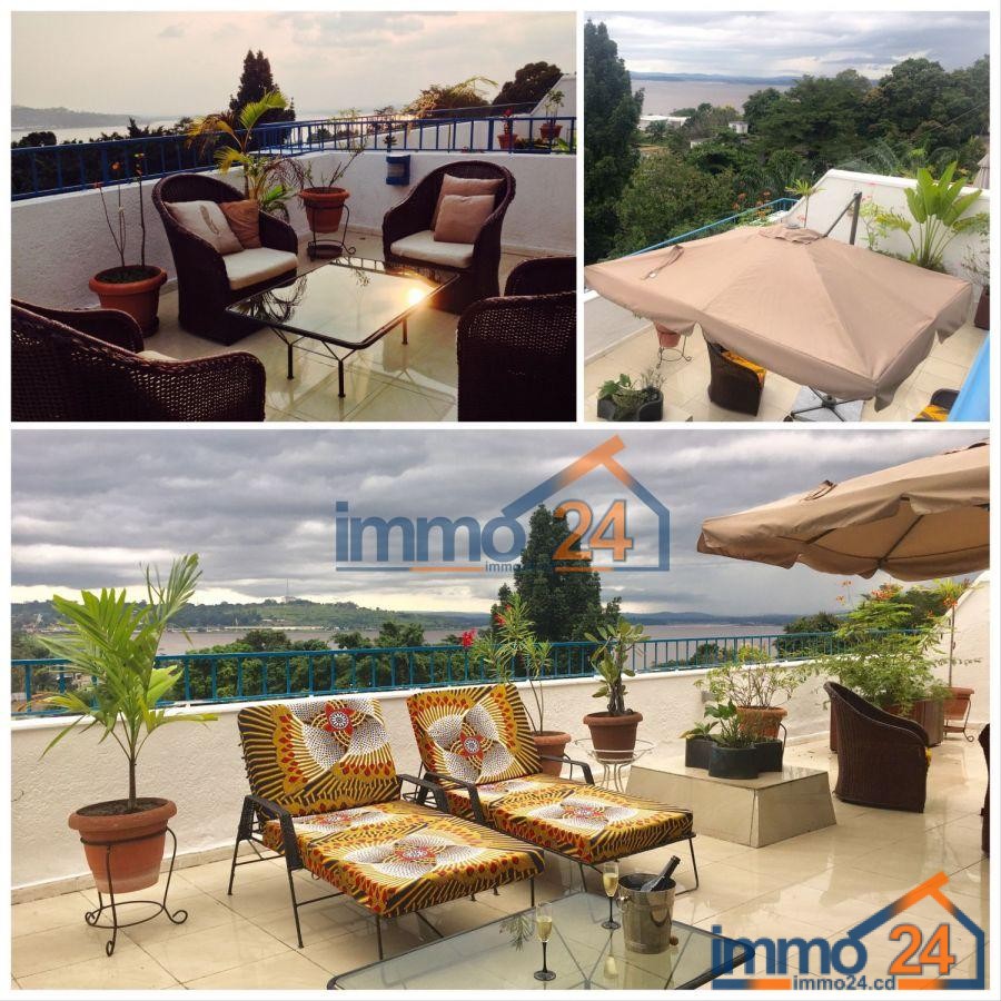 Semi Penthouse meublé avec vue imprenable sur le fleuve - Immo24 la ...